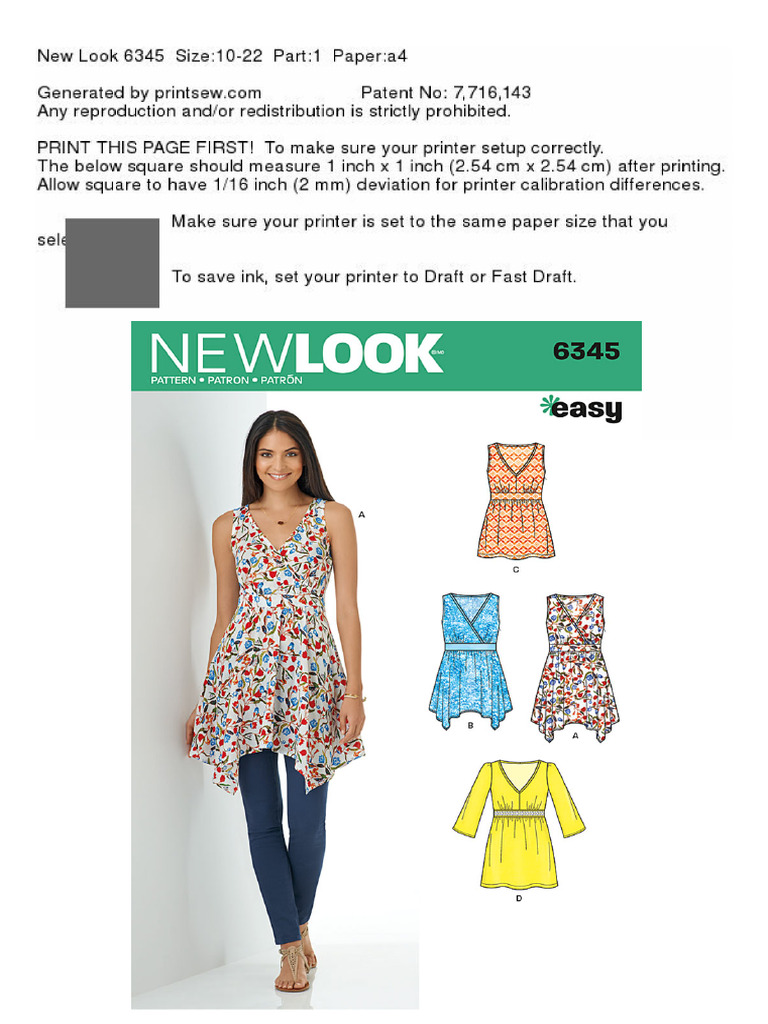 New Look 6345.PDF Versión 1 | PDF