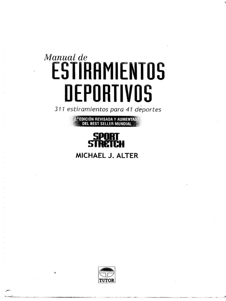 Manual Estiramiento | PDF