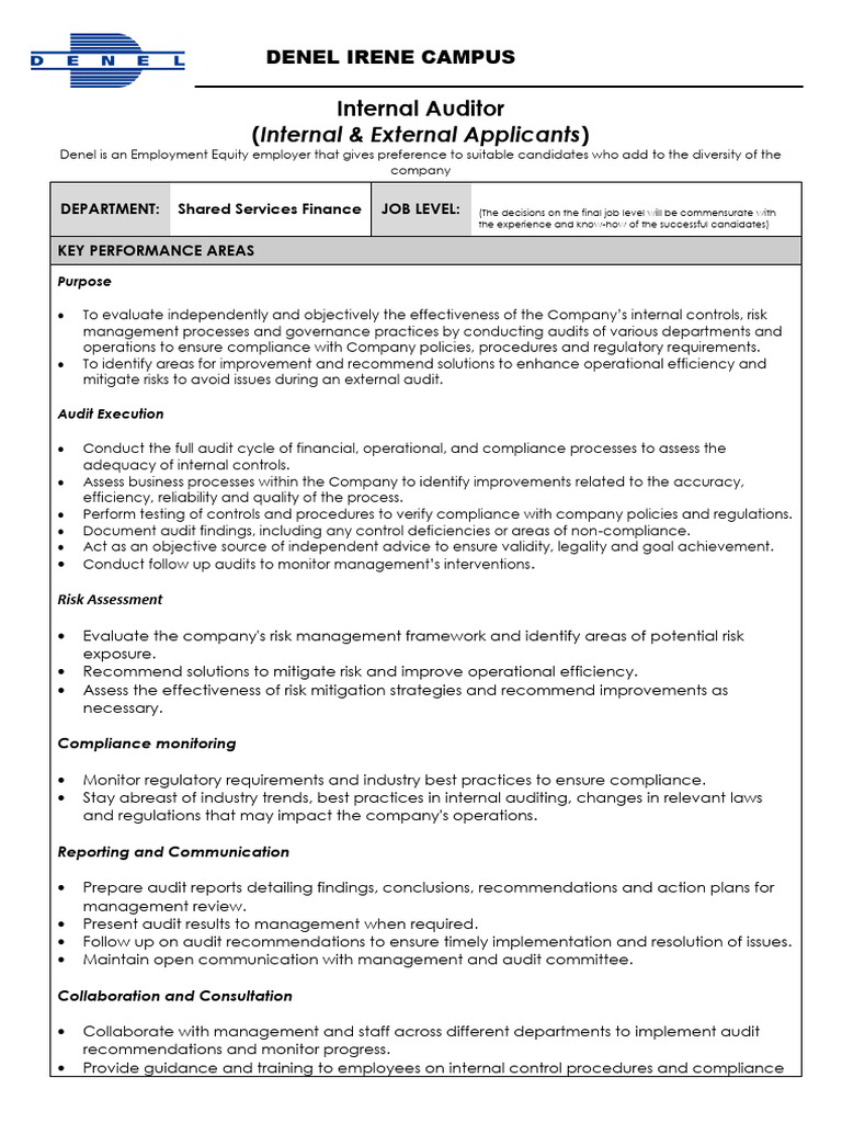 Internal Auditor | PDF | Internal Audit | Audit
