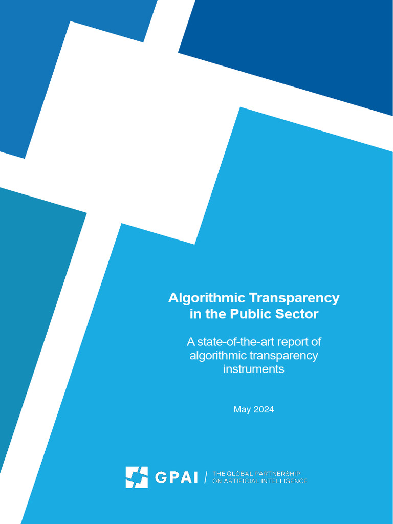 Algorithmic Transparency in The Public Sector | PDF | Information | Transparency (Behavior)