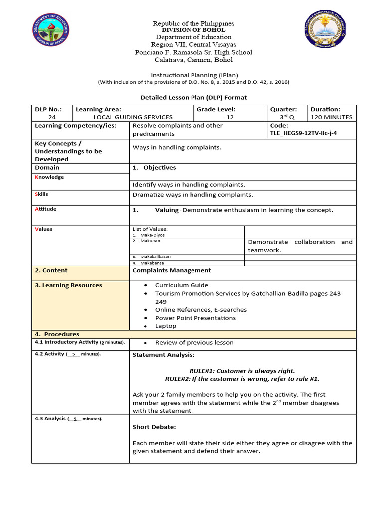 DLP-local Guiding 3rd Quarter Modular | PDF | Learning | Cognition
