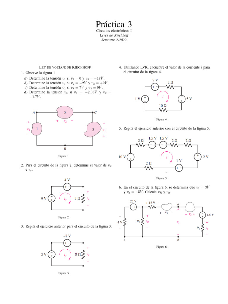 PRACTICA 3 de Circuitos | PDF | Red eléctrica | voltaje