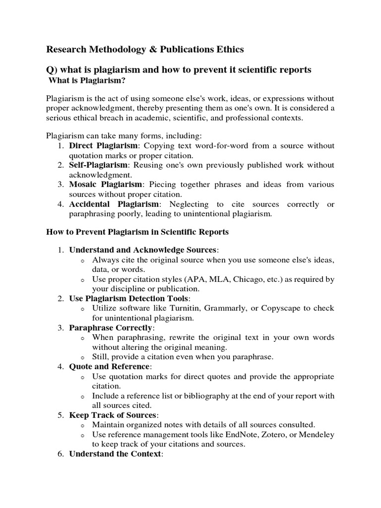 RM QP Solutions | PDF | Methodology | Plagiarism