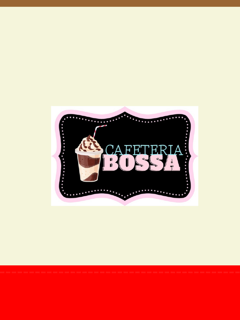 Menu Cafeteria Bossa 2024 | PDF | Pancho | Parilla