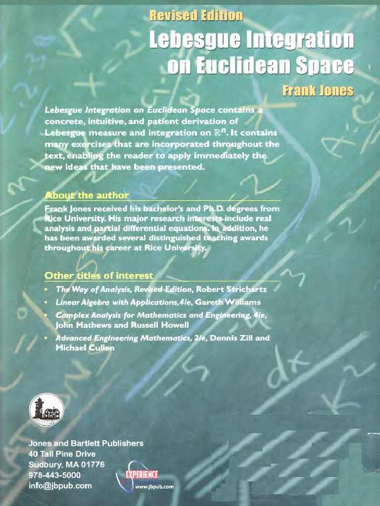 Lebesgue Integration | PDF