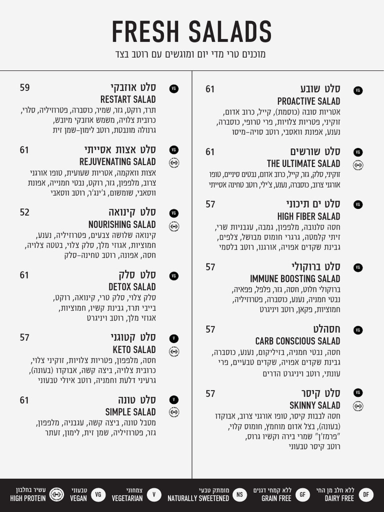 Blend Menu A4 2 | PDF