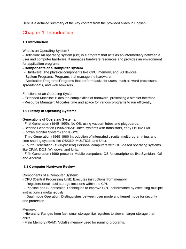 Operating System OSG202 FPT - English | PDF | Thread (Computing) | Scheduling (Computing)