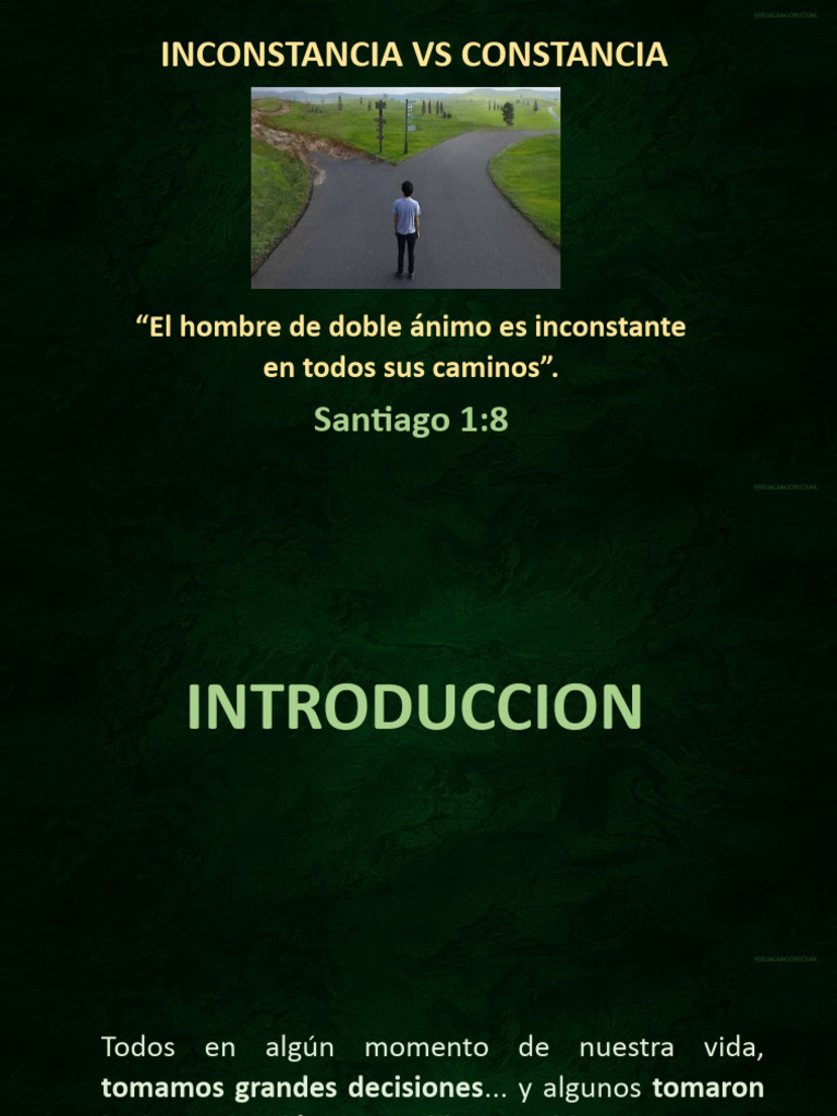 INCONSTANCIA VS CONSTANCIA | PDF | Cristo (título)