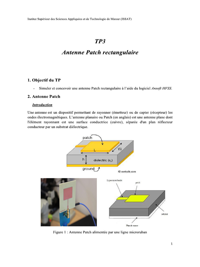 TP3 HFSS | PDF