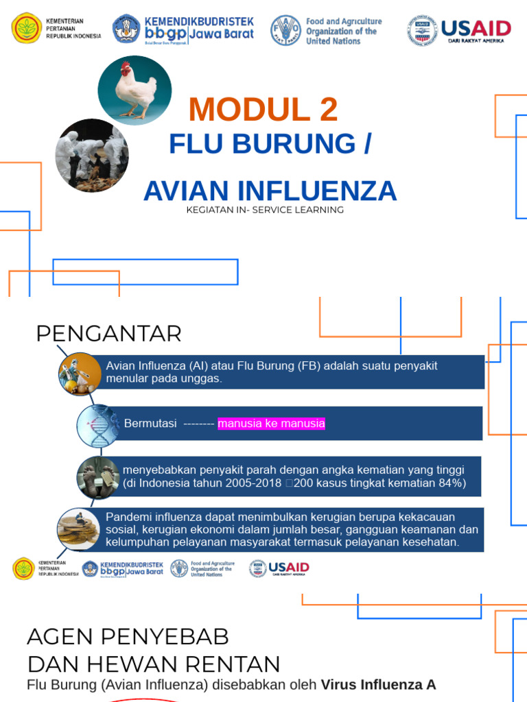 2.3 Bahan Tayang Zoonosis Prioritas - Flu Burung, Bruselosis Dan Leptospirosis - ISL | PDF