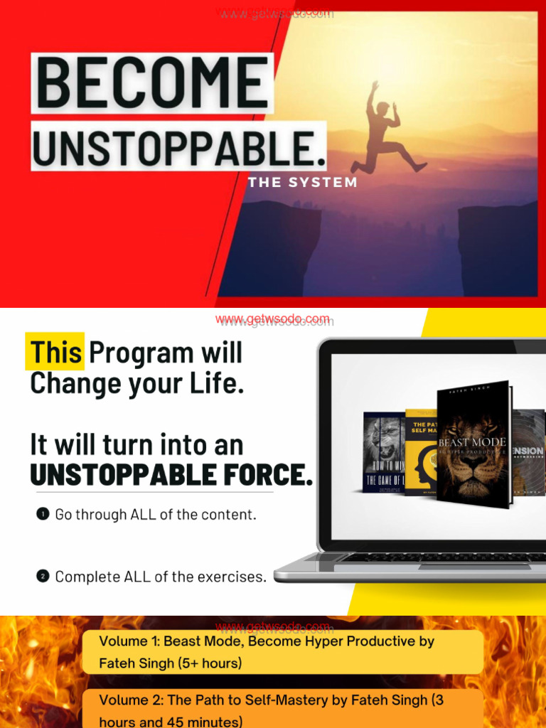 02-Become Unstoppable Table of Contents | PDF | Mental Health | Social Psychology