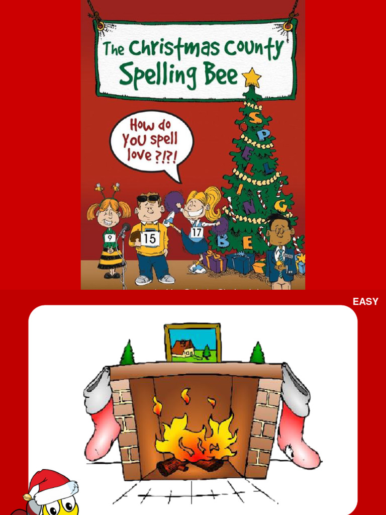EASY - Flashcards Christmas Spelling Bee | PDF