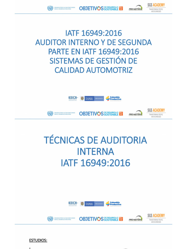 Iatf 16949 - 19011 | PDF | Auditoría | Gestión de la calidad