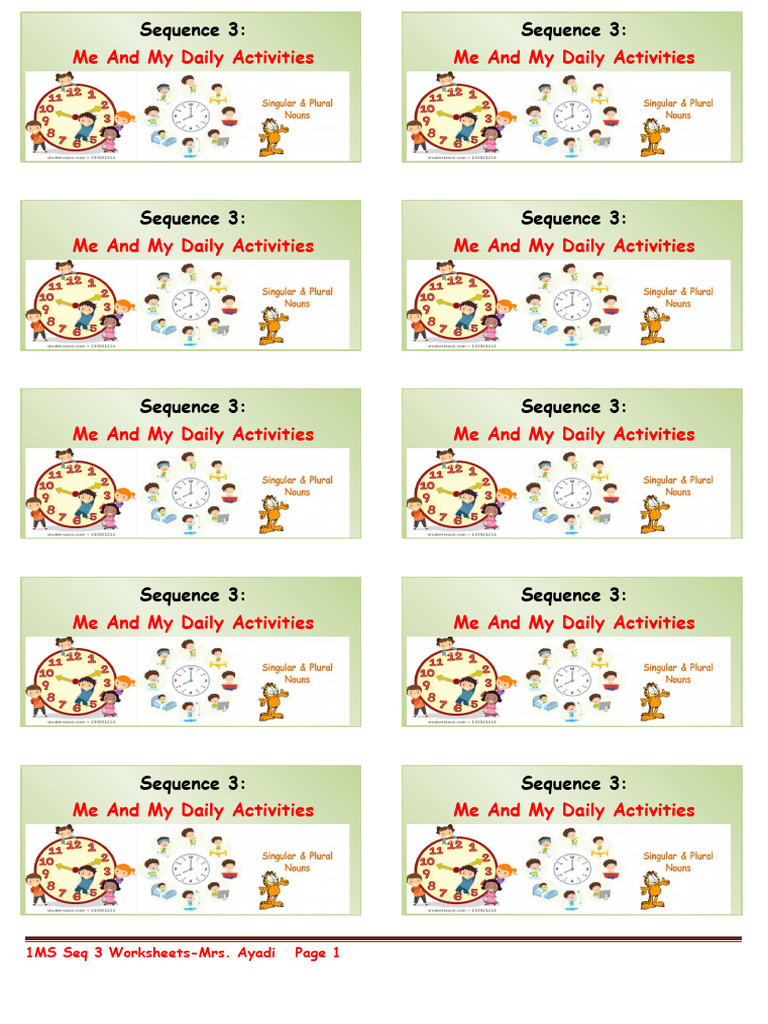 1ms Seq 3 Worksheets | PDF | Algeria