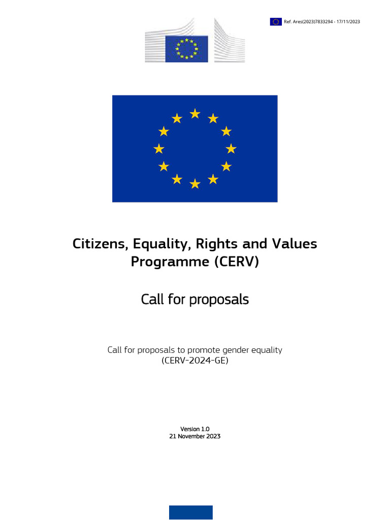 Call Fiche - Cerv 2024 | PDF | Parental Leave | European Union