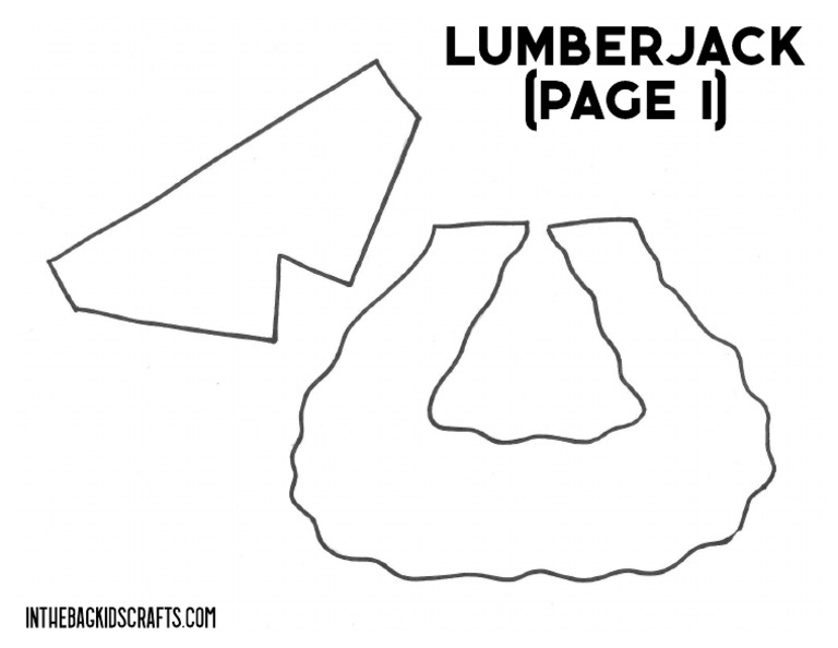 Lumberjack Printable PDF Page 1 | PDF