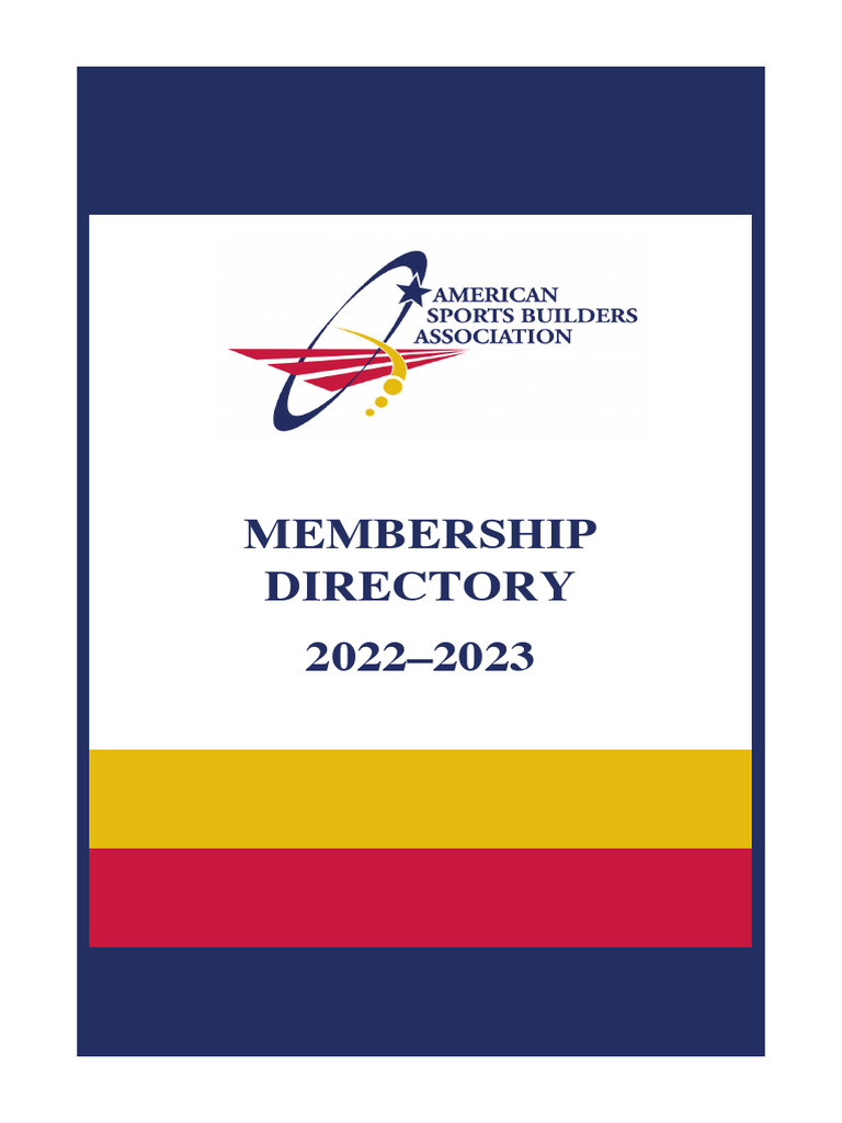ASBA Membership Directory 2022-2023 | PDF | Adhesive