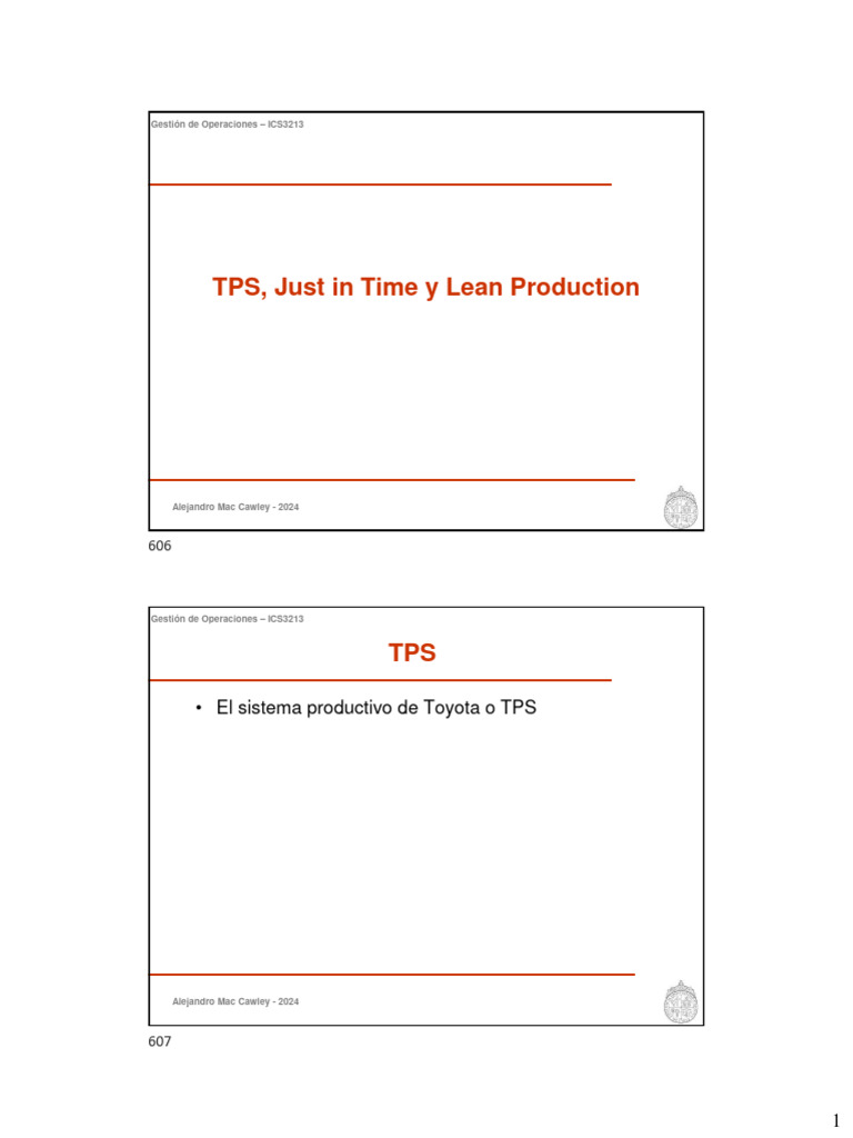 TPS y Lean Production en Gestión de Operaciones | PDF | Lean ...