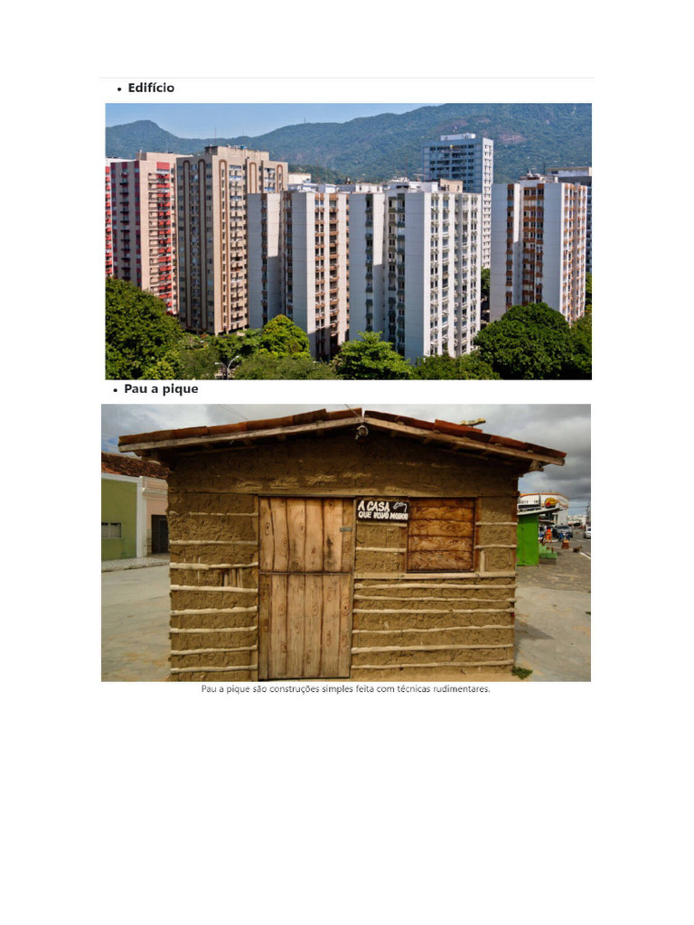 Tipos de Moradias | PDF