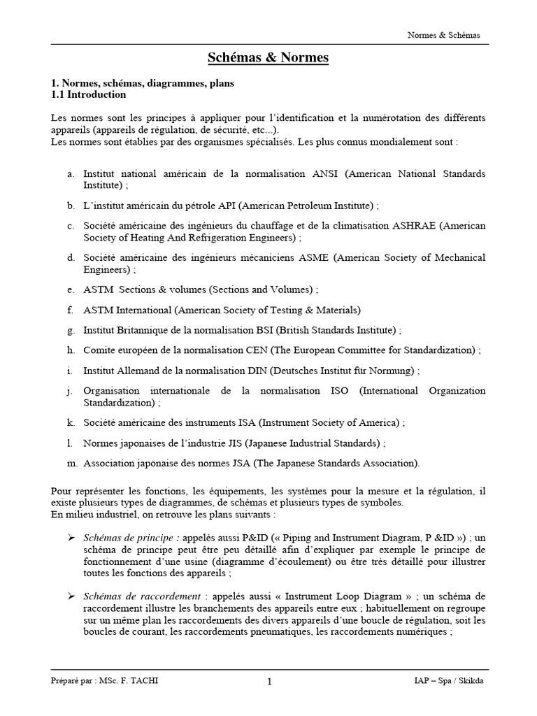 Schémas & Normes | PDF | Soupape | Symboles