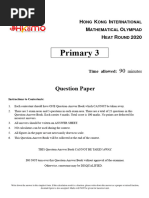 HKIMO Answer Sheet | PDF | World Wide Web | Internet & Web
