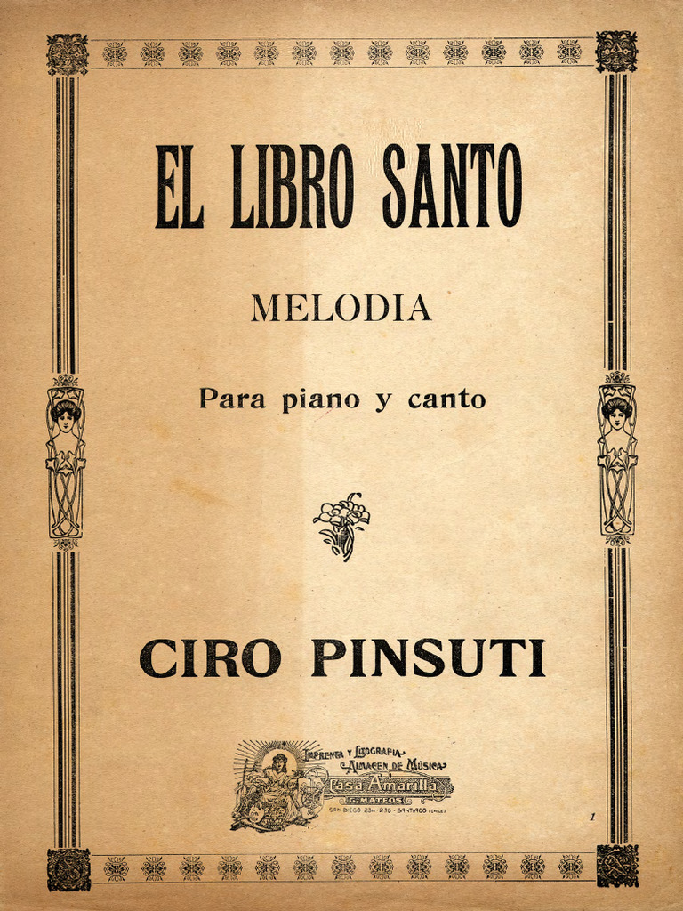 Ciro Pinsuti - Il Libro Santo | PDF