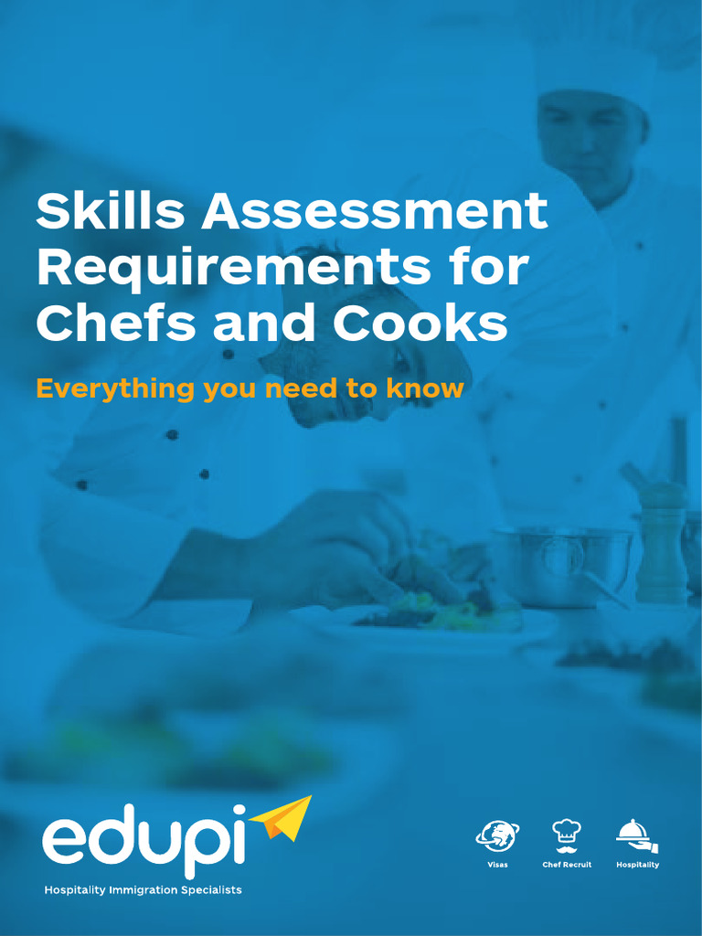 Edupi Skills Assessment Guide Chefs and Cooks | PDF | Chef | Apprenticeship