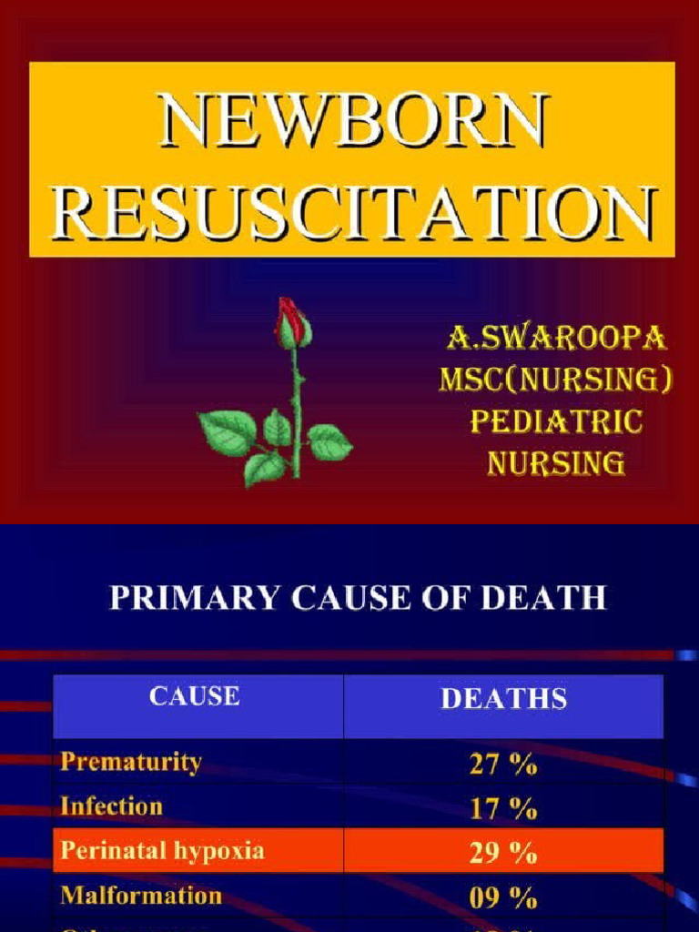Newborn Resusitation | PDF
