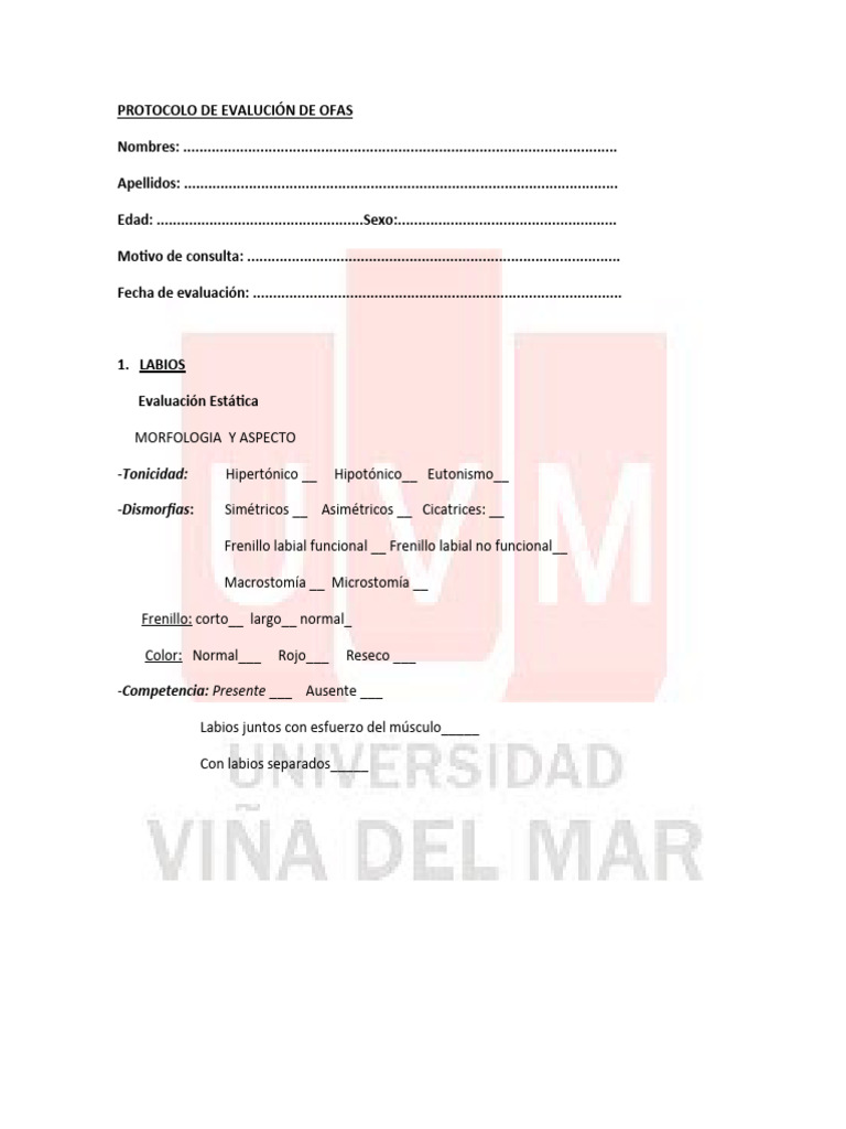 Pauta OFAS y HPA | PDF