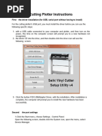 Cutting Plotter Instructions.1 ARTCUT | PDF | Usb | Computer Hardware