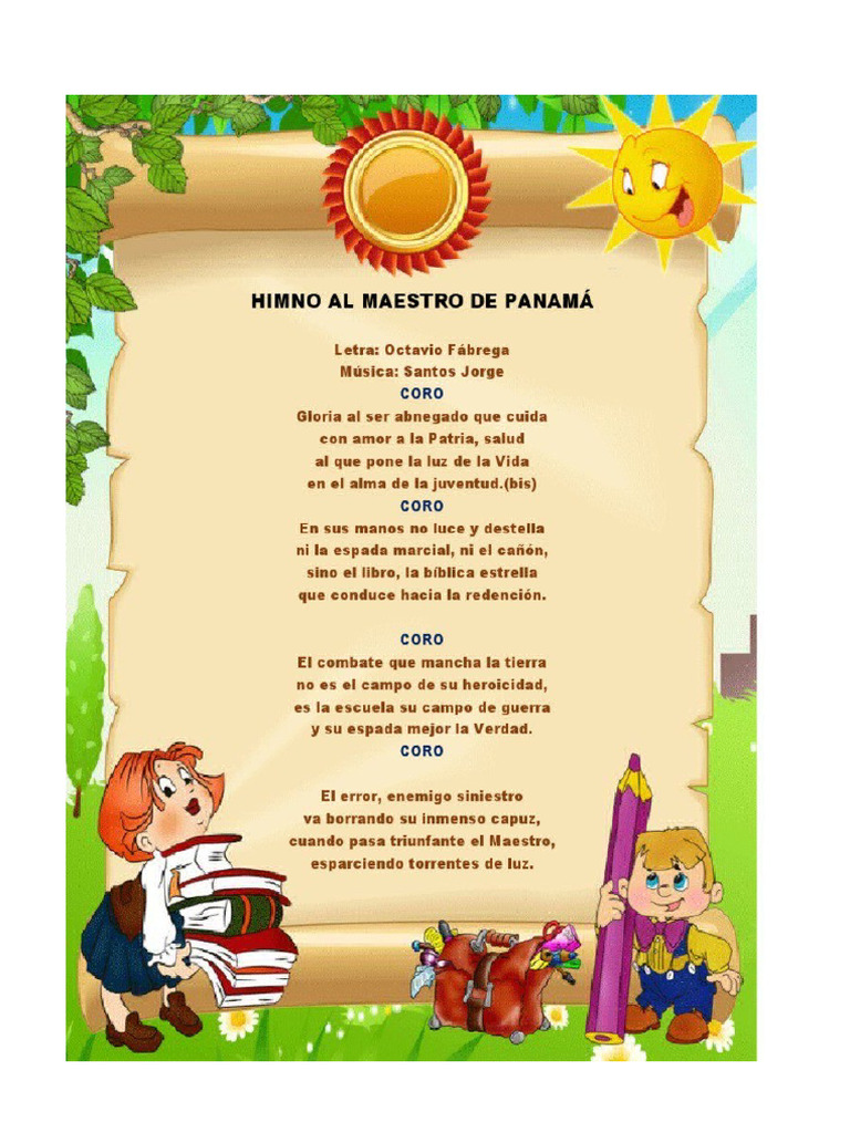 Himno Al Maestro. | PDF