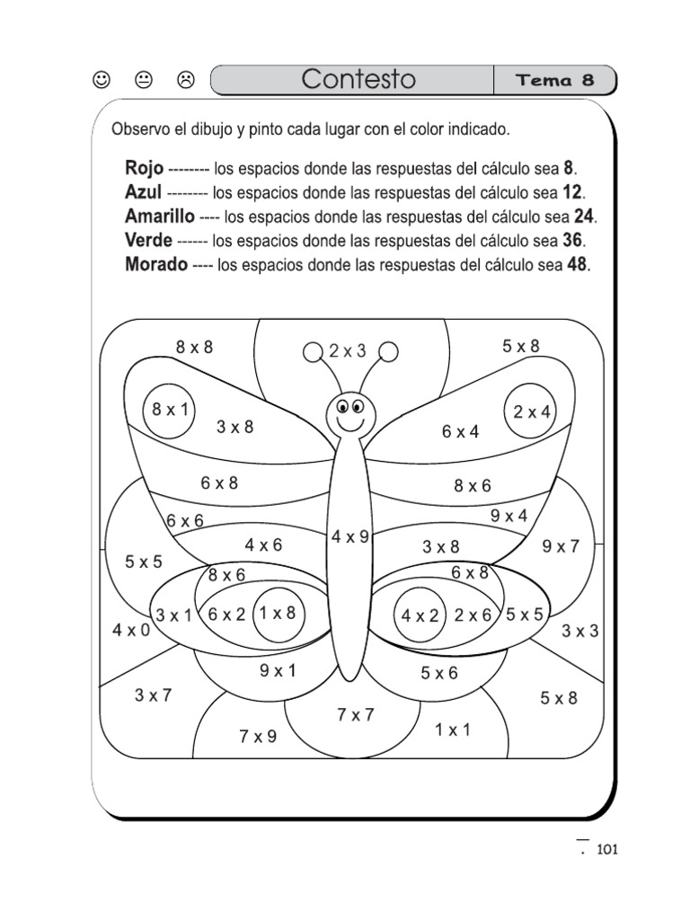 Mariposa Multiplicacion | PDF