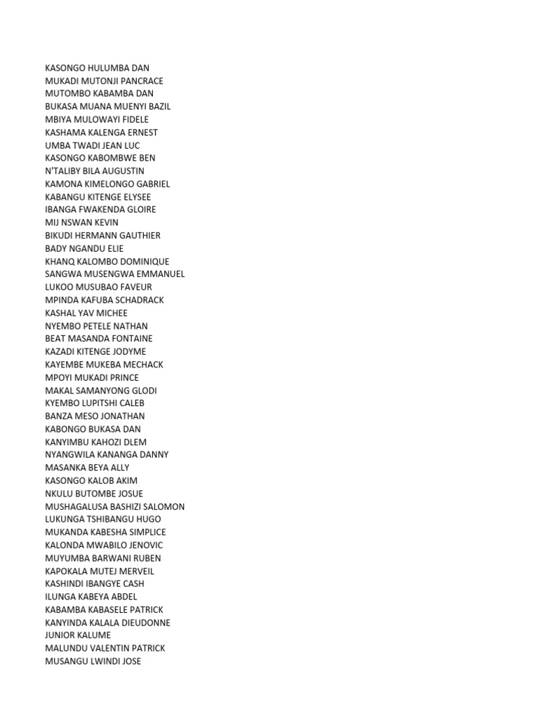 Etudiants Bac3 Elm | PDF