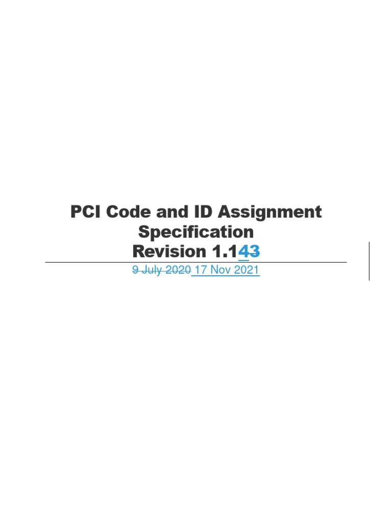 CB - PCI Code-ID R 1 14 v2021-11-17 | PDF | Usb | Computer Networking
