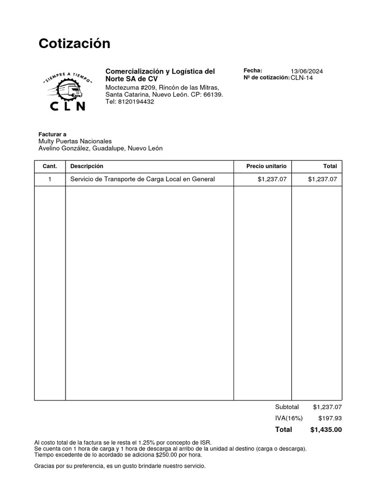 CLN - 14 Viaje | PDF