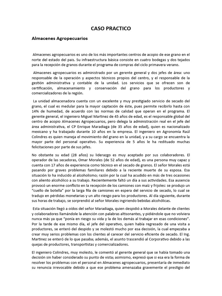 Almacenes Agropecuarios S.A | PDF | Finanzas y dinero