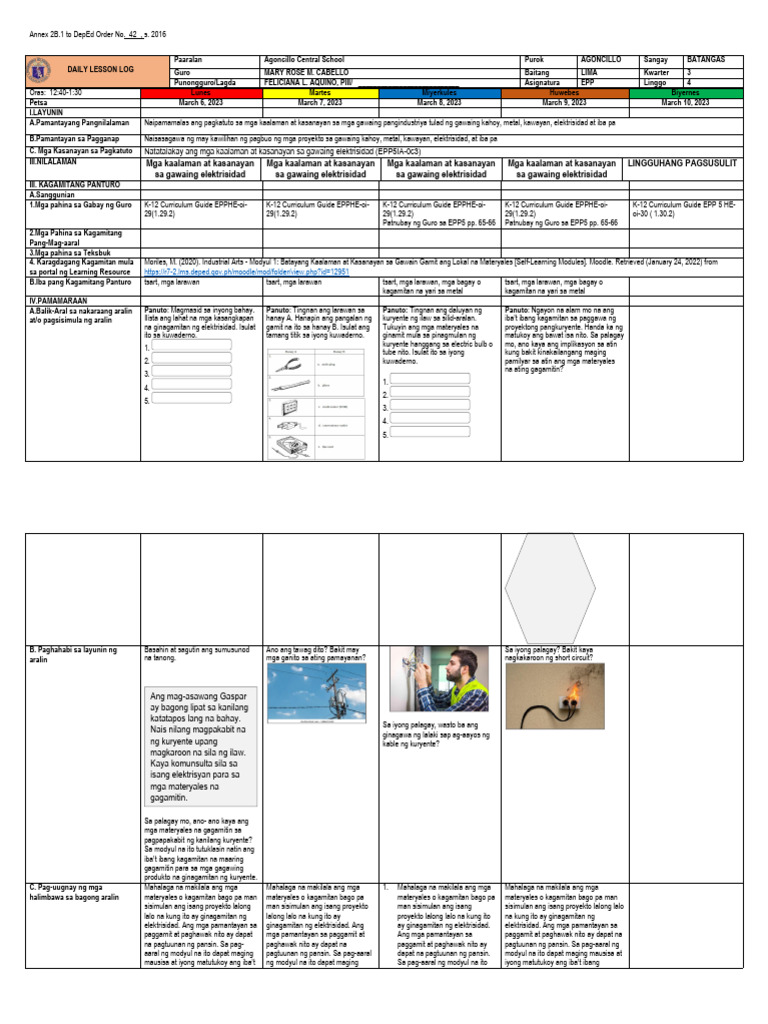 Epp 5 Q3-Week3 | PDF