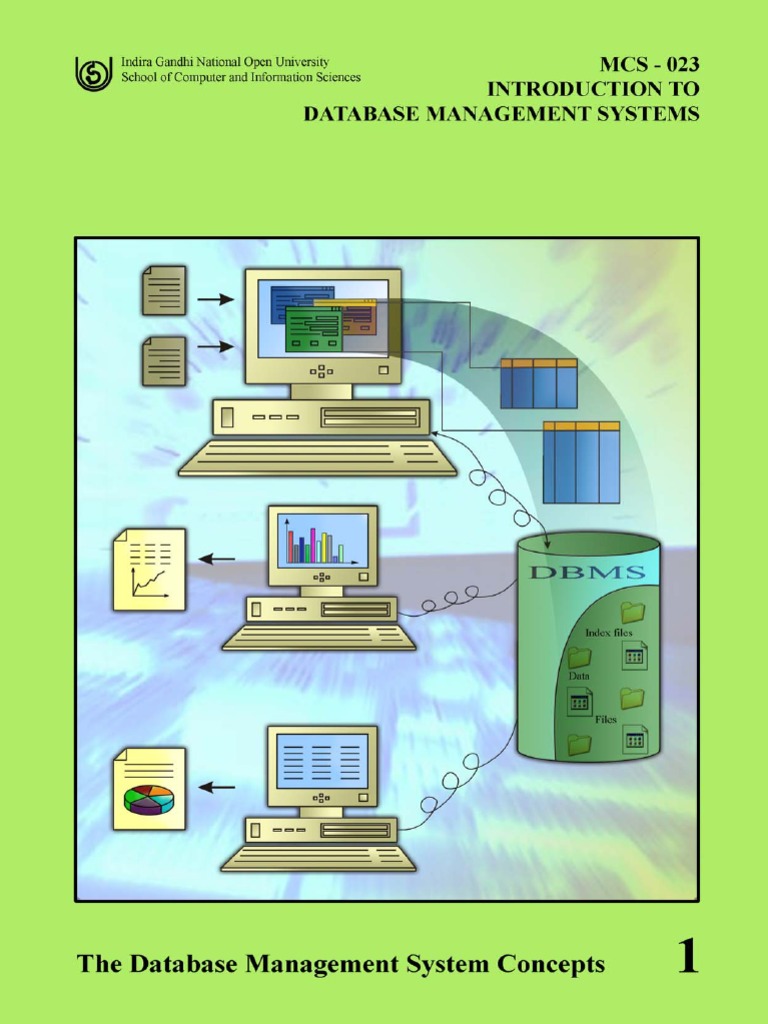 Mcs023b1 Introduction To Dbms | PDF | Databases | Relational Database Mcs023b1 Introduction To Dbms | PDF | Databases | Relational Database