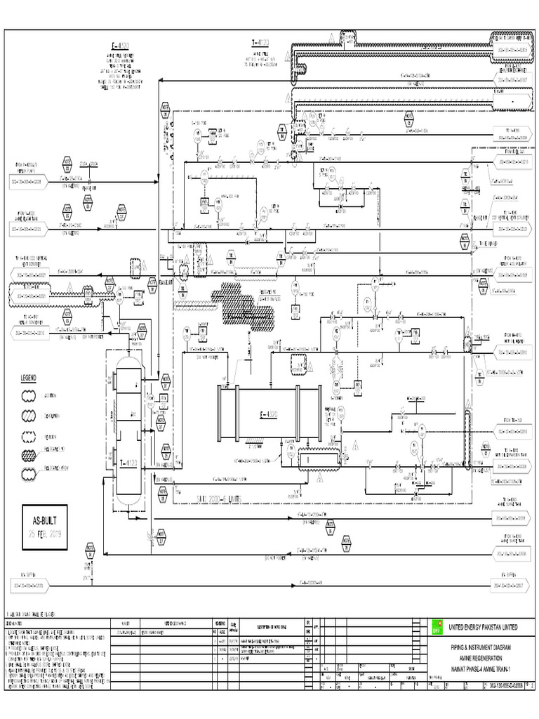 302 130 005 D 02006 Model Amine Reboiler and Still Column Train 1 | PDF