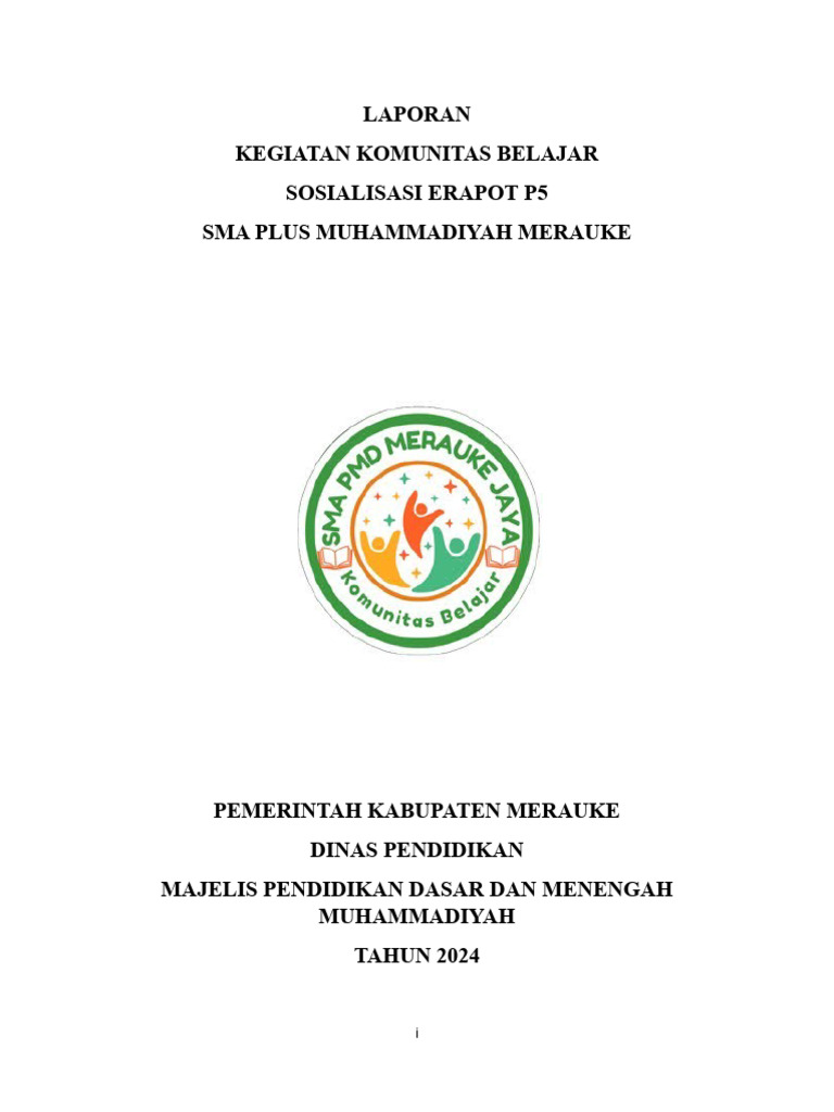 Sosialisasi E-Rapor P5 di SMA Muhammadiyah | PDF | Bisnis | Seni