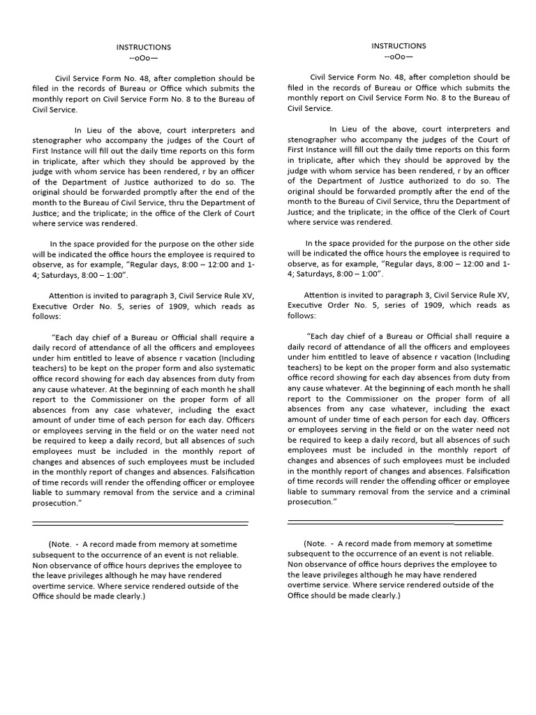 DTR-BACK | PDF | Judge | Overtime