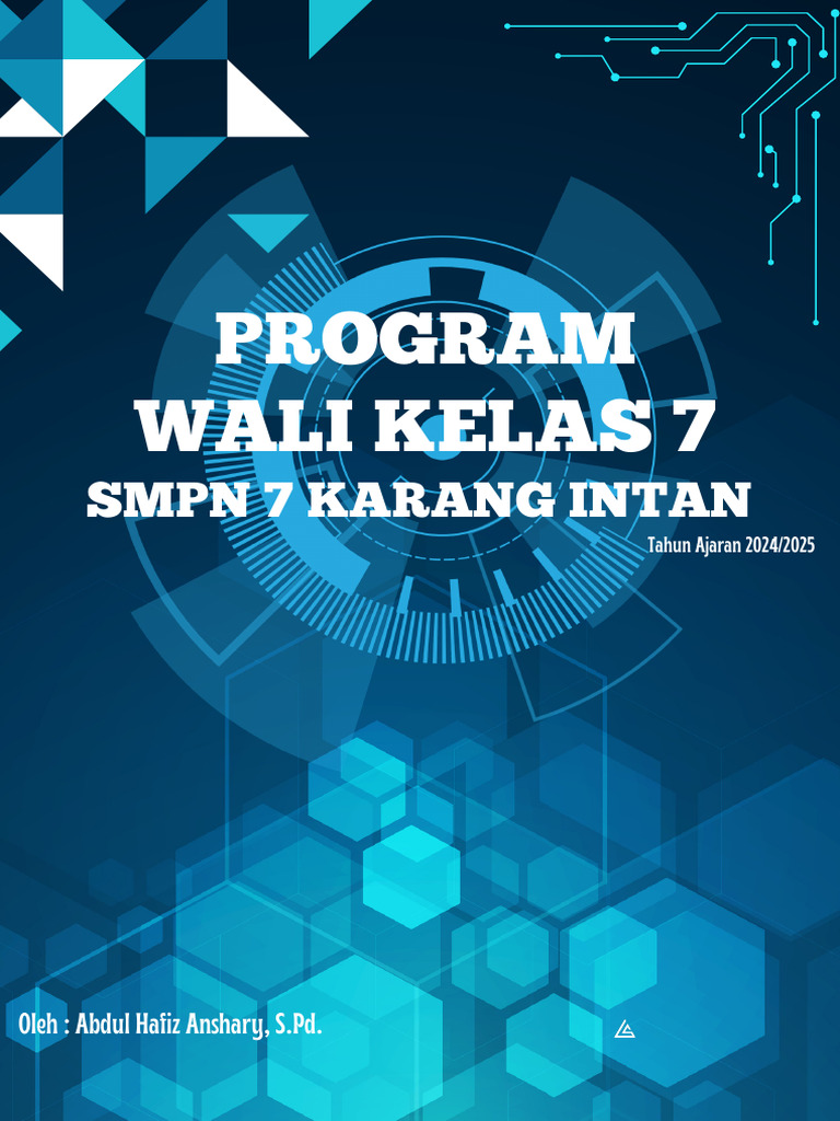 Program Wali Kelas 7: Adaptasi & Karakter | PDF