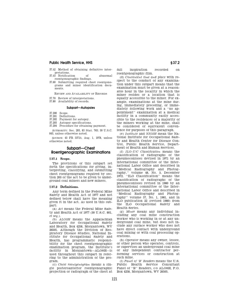 42 CFR 37 | PDF