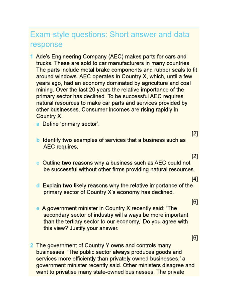 Classification of Business | PDF