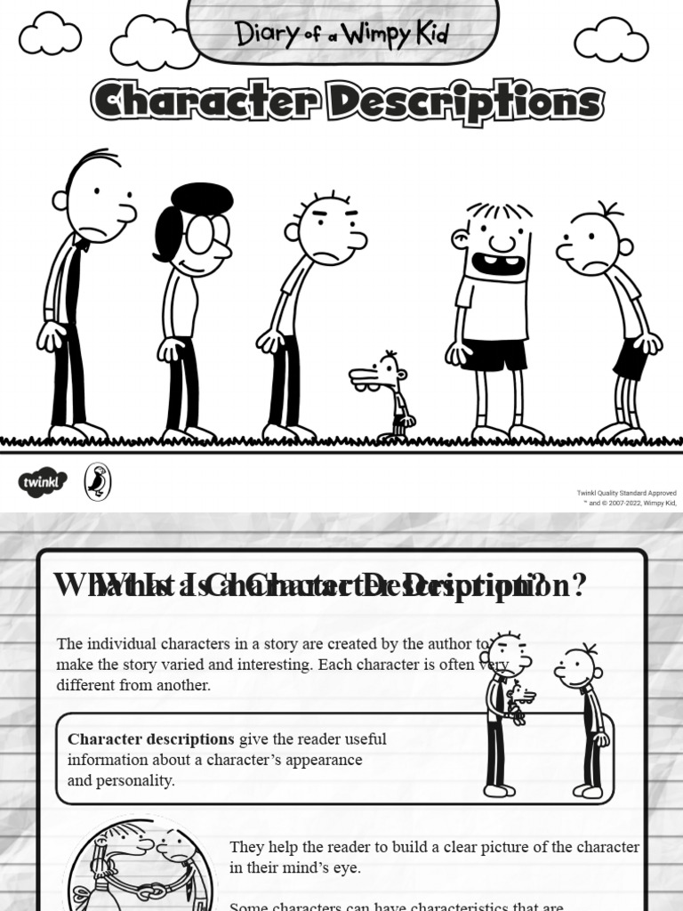 Character Descriptions PowerPoint | PDF