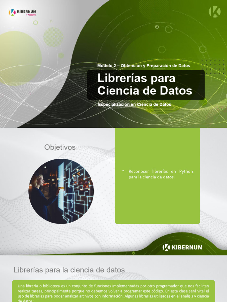 01 - Librerias Para La Ciencia de Datos | PDF