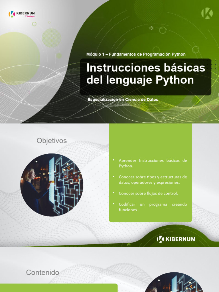 05 Instrucciones Basicas Python Pdf Python Lenguaje De Programación Variable Informática