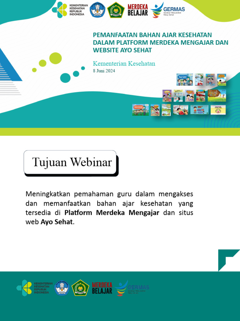 Panduan Akses Bahan Ajar Kesehatan Di PMM Dan Website Ayo Sehat | PDF