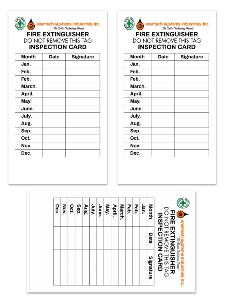 Fire Extinguisher Tag | PDF