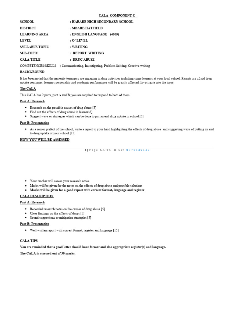 Teacher Guide Cala | PDF | Learning | Behavior Modification